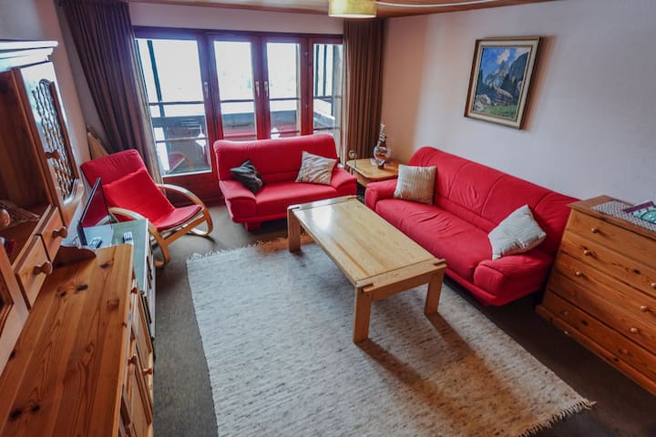 Beste Aussicht In Der Ferienwohnung Aragon T101 - Bellwald