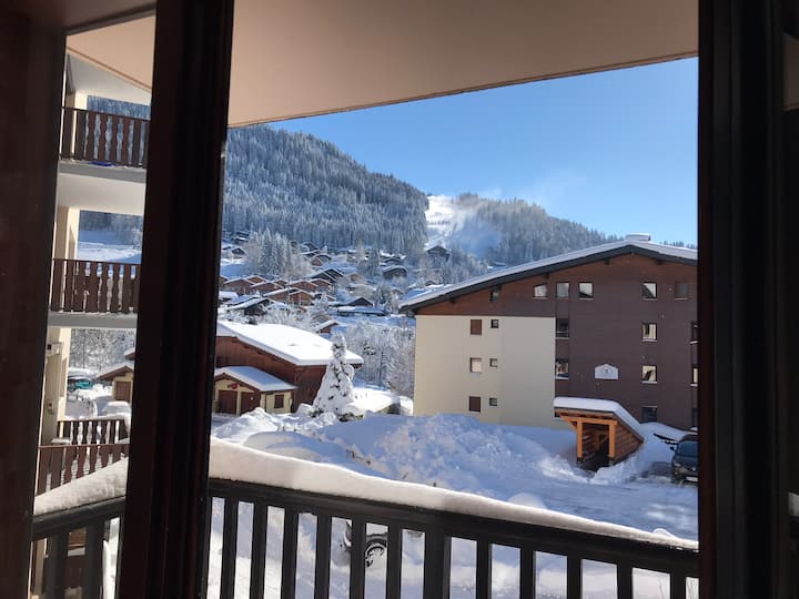 Studio Cabine 4p Hypercentre, Balcon, Vue Pistes - Flaine