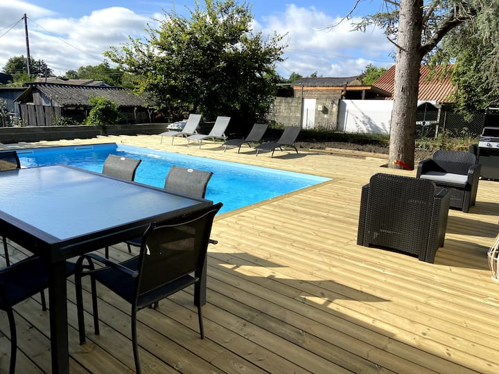 Belle Maison Avec Piscine - Saint-Médard-en-Jalles