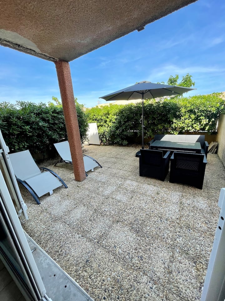 Joli T2 Avec Grande Terrasse - Gruissan