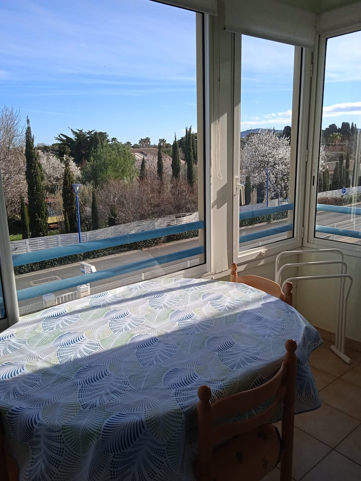 Joli Apt. 3 Pl. Grande Terrasse Aperçu éTang - Balaruc-les-Bains