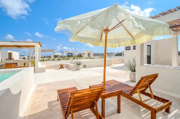 Tulum Beautiful Loft W/jacuzzi A - Tulum
