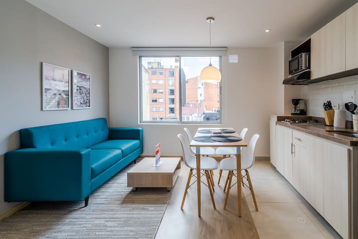 Moderno Apt En Zona G + Lavandería - Bogota