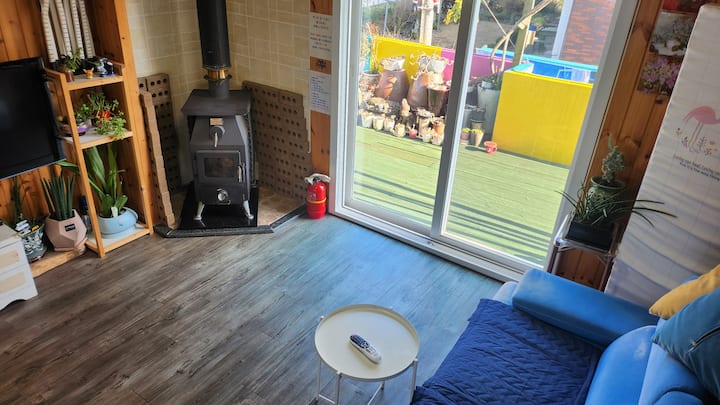 Fantastic View/plant Garden/only 1 Team/fireplace - Jeju-si