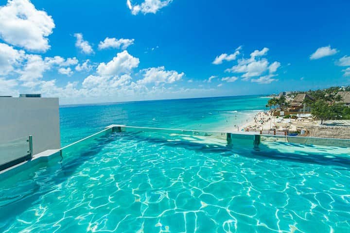 On The Beach!  Lockoff. - Playa del Carmen