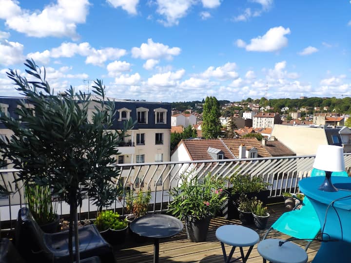 Appartement Terrasse Plein Sud - Rosny-sous-Bois