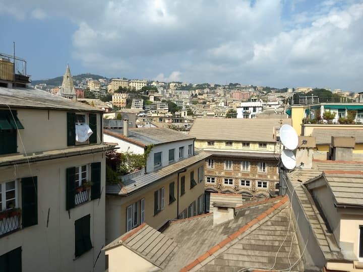 Attico Con Terrazze Centro Città - Генуя