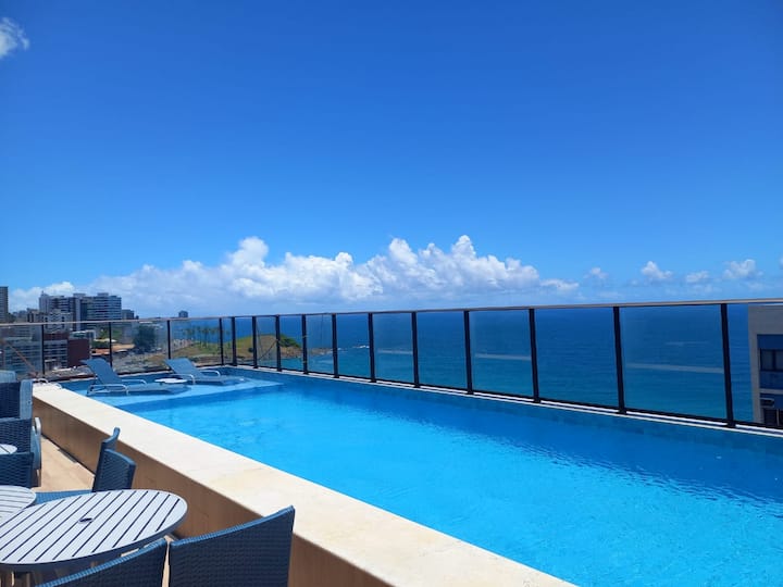 Apartamento C Aconchegante No Smart Farol Da Barra - Barra