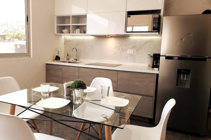 Moderna Suite Equipada En Distrito Tec C - Monterrey