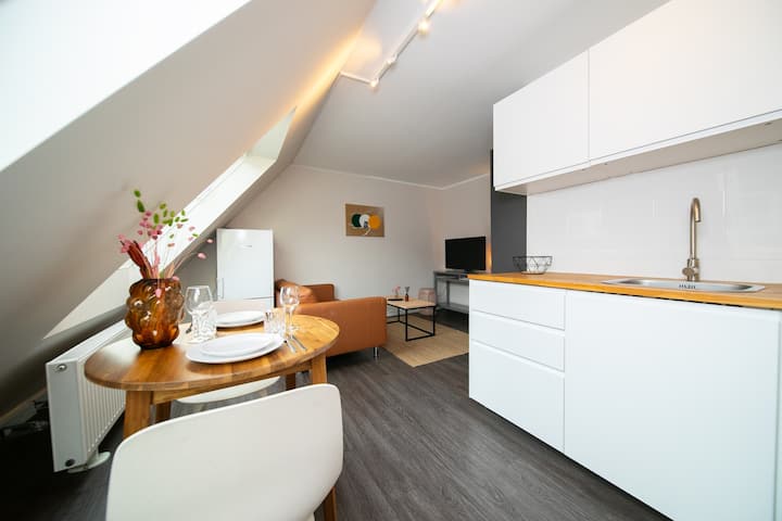 Deluxe Apartment | Balcony | Old Town| Fair 10 Min - Düsseldorf Airport (DUS)