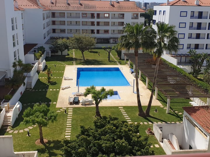 New Spacious Marina Apartment With Pool And Ac - Quarteira