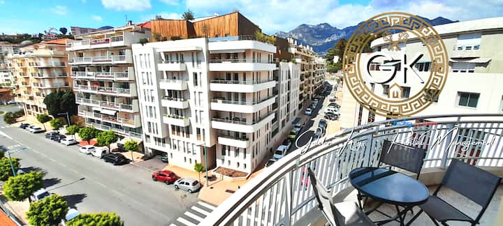 Promo Lumineux Spacieux T2 Wifi Commodités Plage - Menton