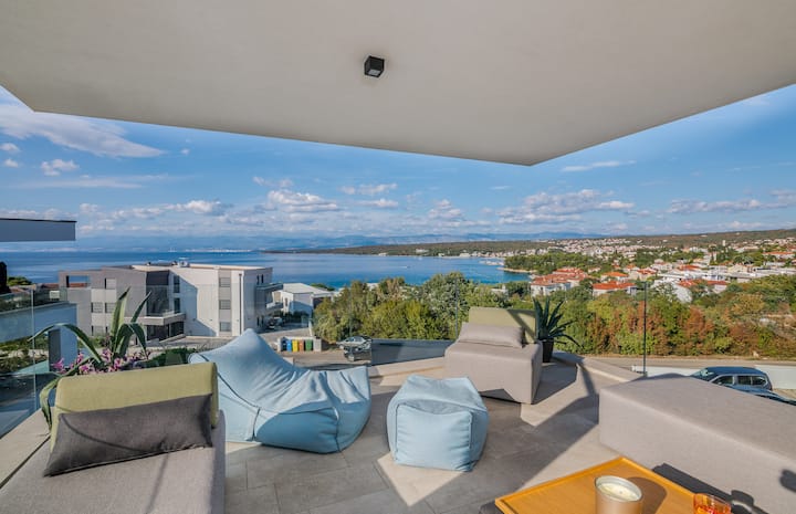 Luxury Seaview Penthouse Malipe - Malinska