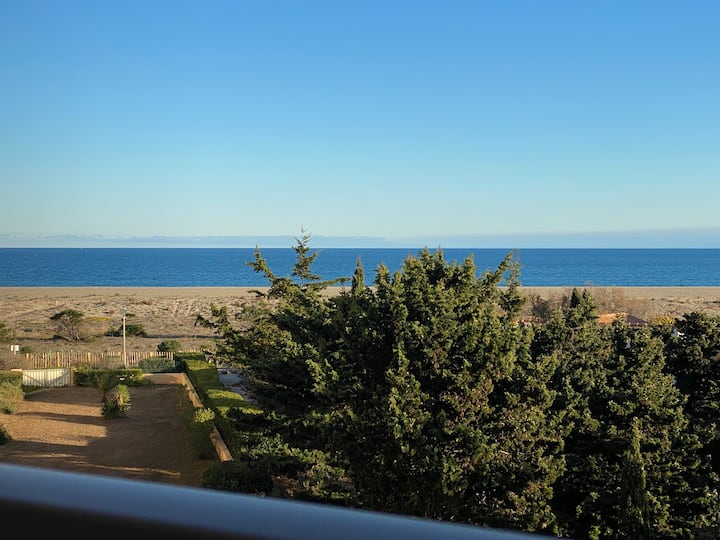 Appartement Résidence Le Carlton  Vue Mer - La Franqui