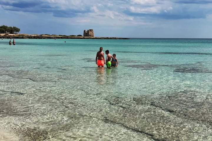 Villa A 50 Mt Dalla Spiaggia - Pulsano