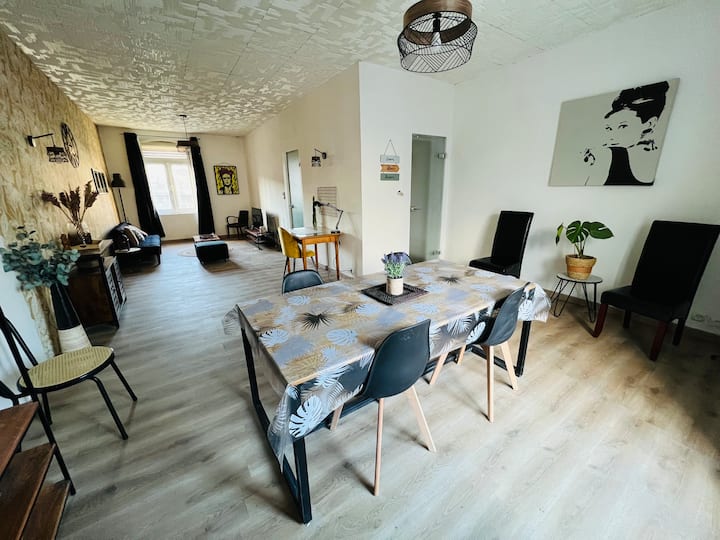 Apt Duplex 100m2, 3 Chambres, Hypercentre - Valenciennes