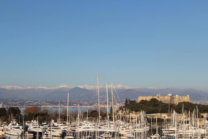 Attico Vista Mare E Montagne - Antibes