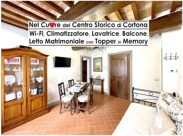 Balcone Fiorito, Centro Storico Con Wi-fi E Clima - Cortona
