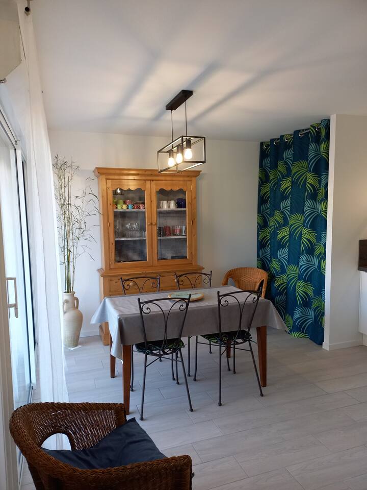 Chambre "Vin" Climatisée Avec Terrasse - Cestas