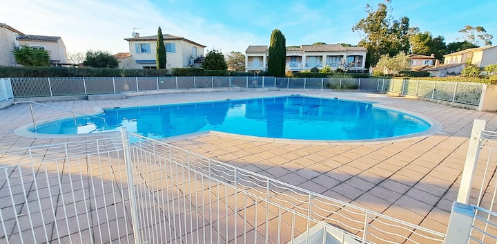 Maison 6 Pers - Grande Piscine - Parking - Fréjus