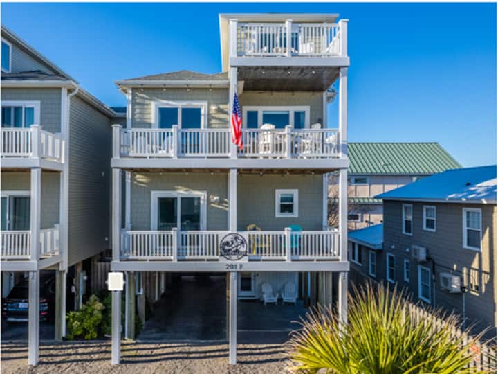 Wavewalker Spacious Highend Home 75 Steps To Beach - Surf City, NC