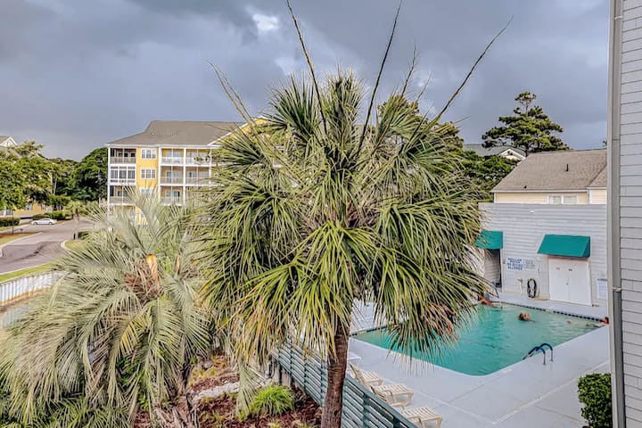 Block To Beach & Mainst, Pool View, Balcony, Quiet - Little River, SC