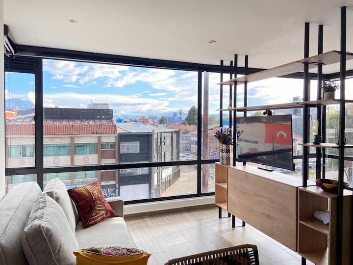 Lindo Apartaestudio Central - Bogota