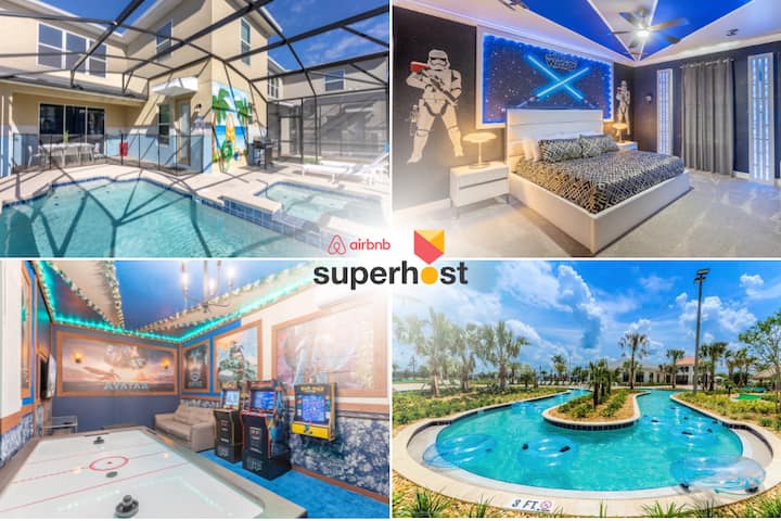 No Airbnb Fees! Home Pvt Pool/spa In Resort 244381 - Kissimmee