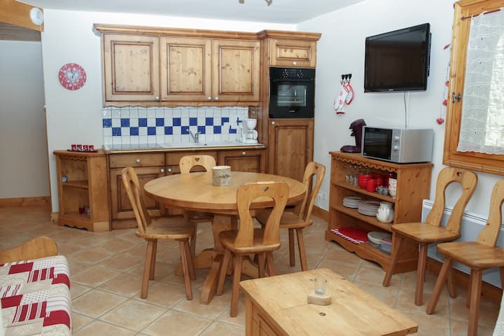Joli Appartement 6 Personnes En Rez-de-jardin - Morillon