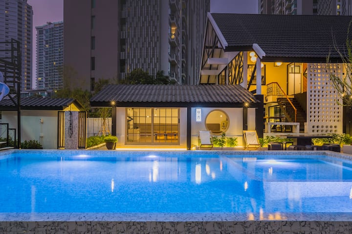 Saga Pool House 5br, 200m From Beach - Pattaya City
