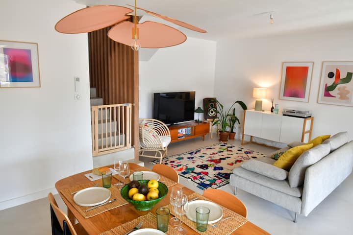 Maison Design & Cosy Au Charme Naturel - Biarritz