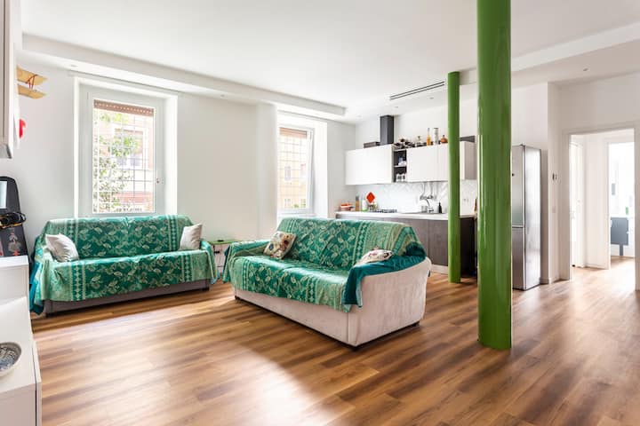 Cosy Green Vatican Flat à Prati Près Du Métro - Ciudad del Vaticano