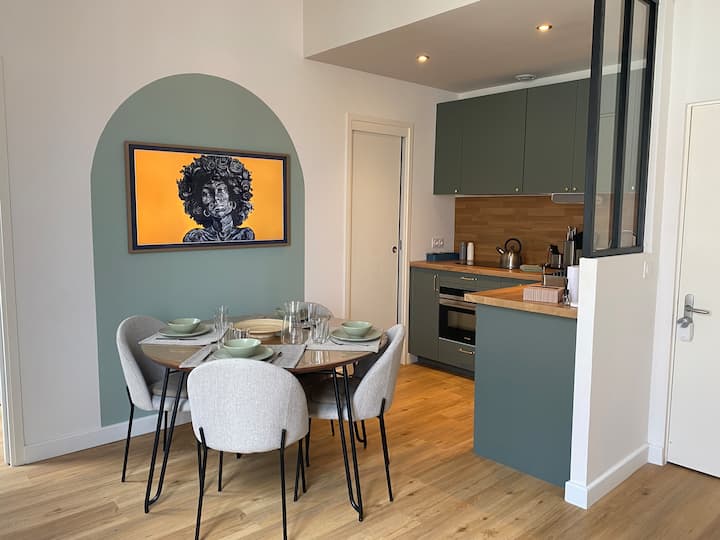 Appartement Rénové Cœur Ville - アルカション