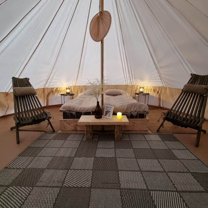 Romanttinen Glamping-teltta - Jyväskylä