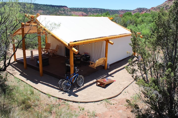 Glamping Cabins In Palo Duro (D) - Palo Duro Canyon State Park, Canyon