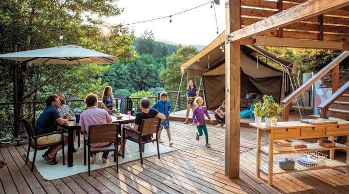 Sunset Magazine-featured Riverfront Compound - Brookings, OR