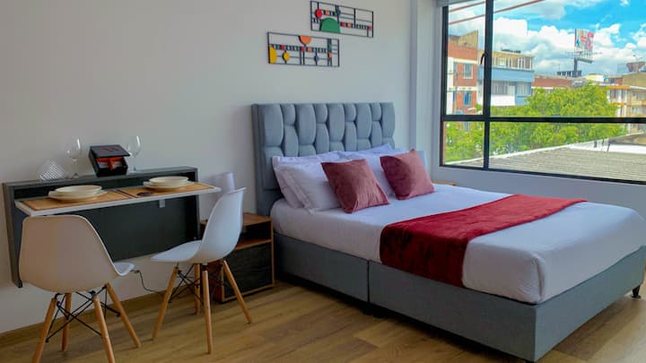 Hermoso Loft Cerca Movistar Arena Y El Campín! - Bogota