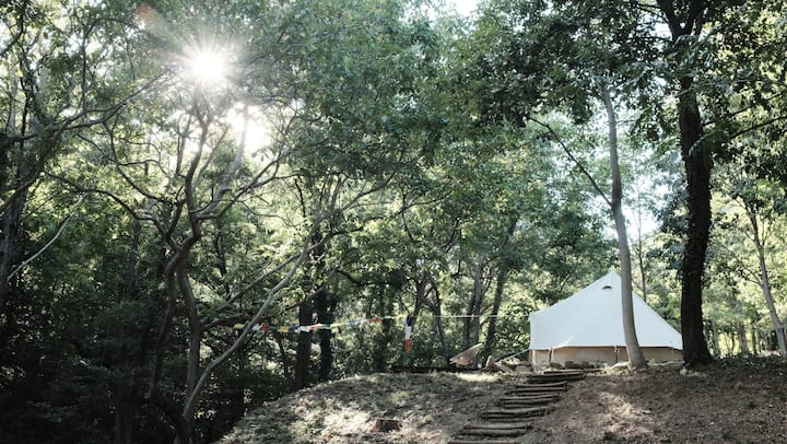 Tente Glamping "Lavande", Cadre D'exception - Les Vans