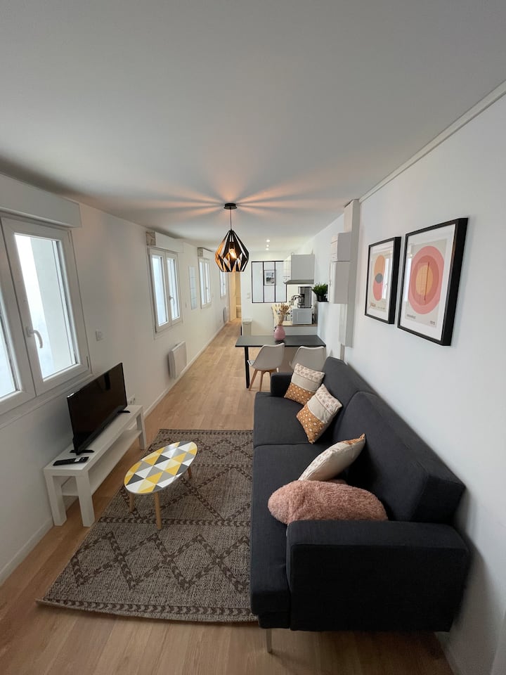 Studio Loft “Le 101”, Résidence Cadet, Cœur Ville - Saint-Étienne