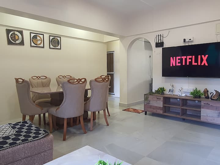 Grand 2bhk 15 Mins To Sea Cafe King Bed Wifi Tv - Mumbai