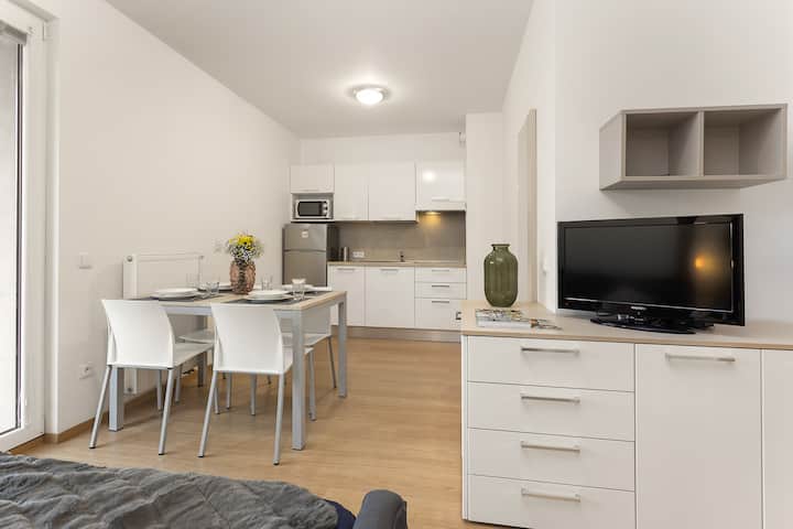 One Bedroom Apartment For 2 Adults With Balcony - Prague