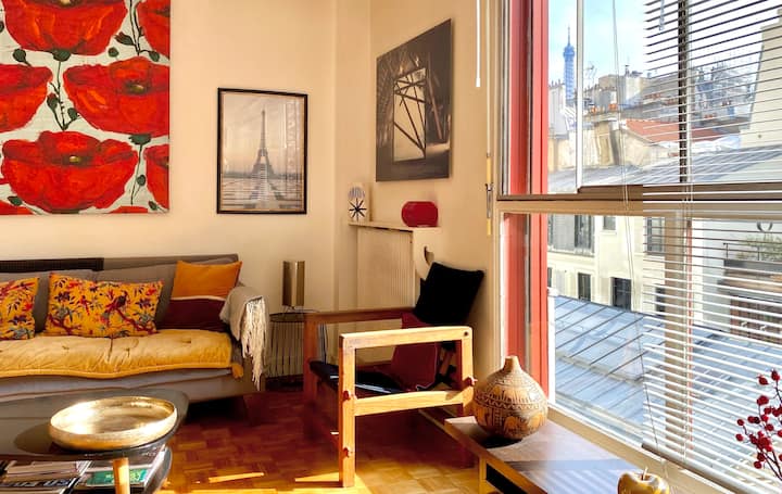 Paris 16ème - Passy Centre-proche Tour Eiffel 70m2 - Paris