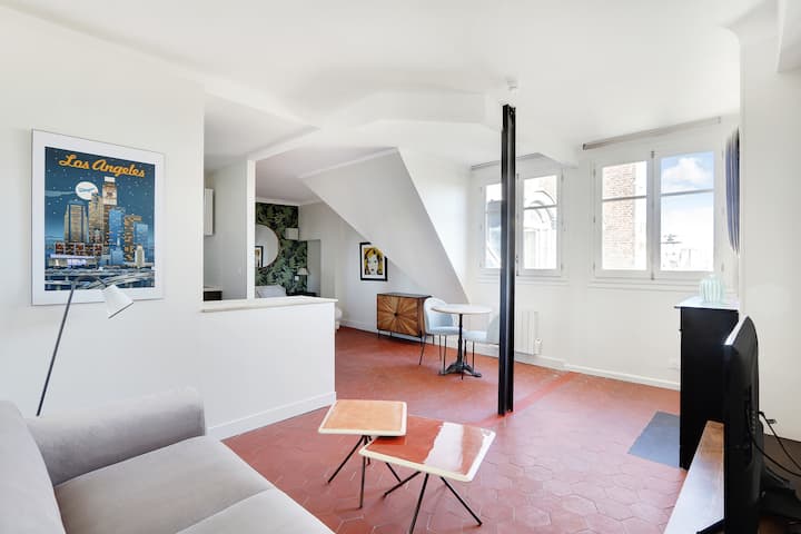A Lovely Loft With View On Tour Eiffel - Boulogne-Billancourt