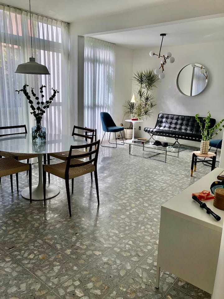 3 Br Apartment In Unique 70,s Vintage Building - Cidade do México