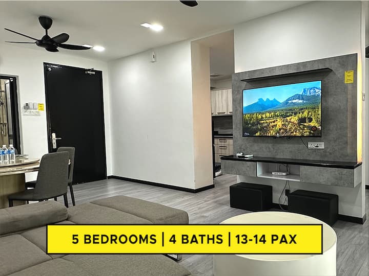 Bukit Bintang 13pax-14pax 5br - Kuala Lumpur