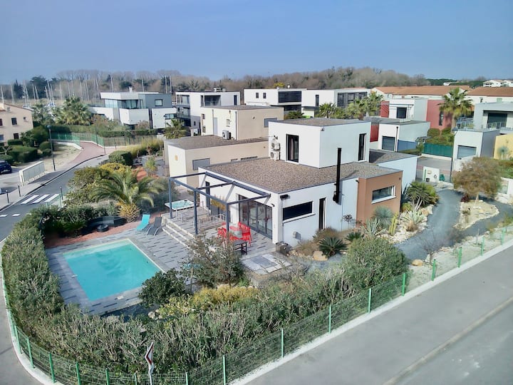 Villa 150m Plage-jacuzzi/piscine - Saint-Cyprien