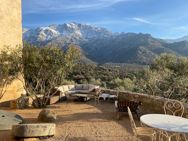 Belle Maison De Village , Jardin, Piscine & Vue - Haute-Corse