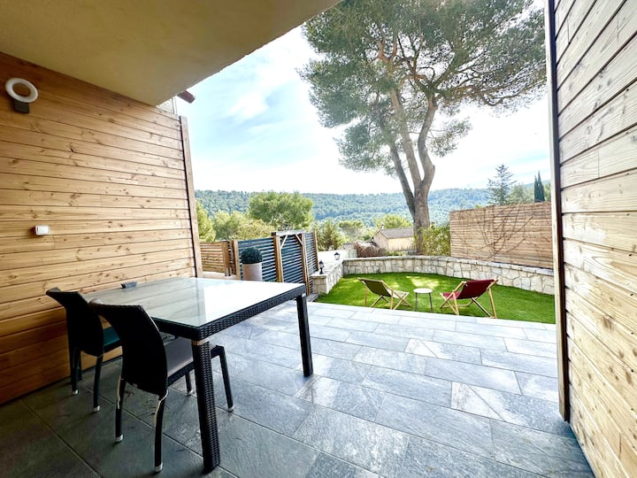 Ô Soleil - Appart Pour 2- Jardin - Carnoux-en-Provence