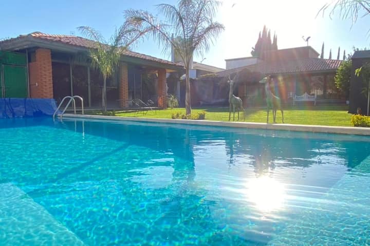 Casa Los Pinos En Club De Golf El Cristo - Atlixco
