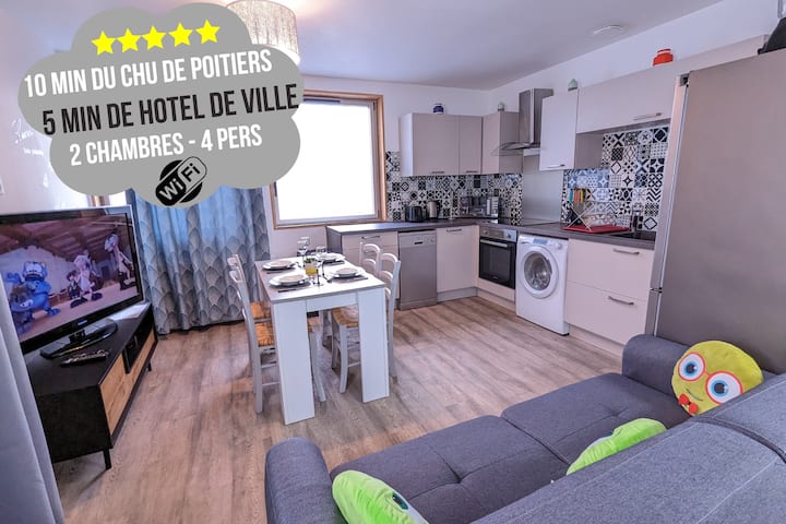 Nid De Jean Confort Et Calme Proche Centre-ville - Chasseneuil-du-Poitou